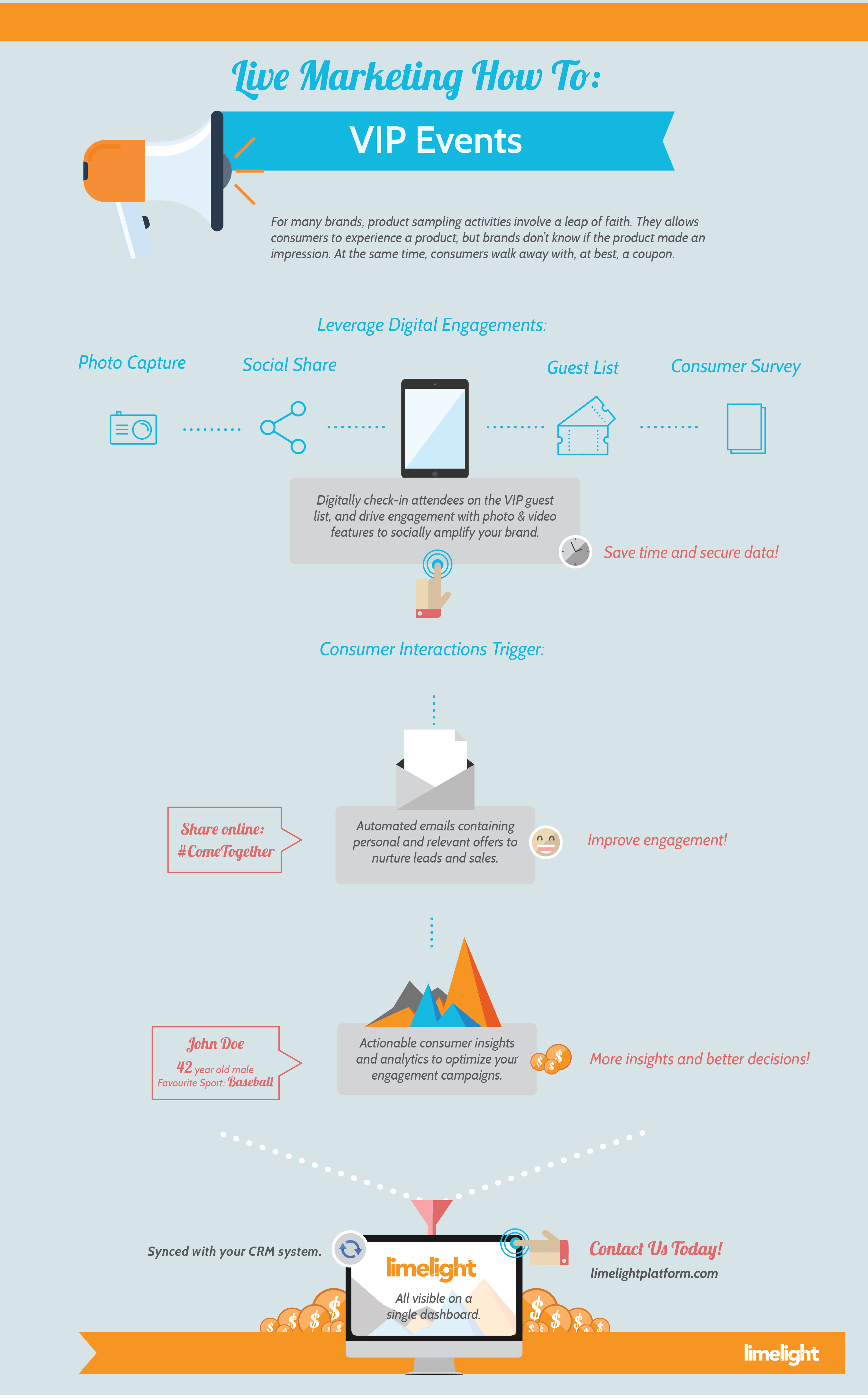 Limelight Platform | Infographic | How to VIP Events